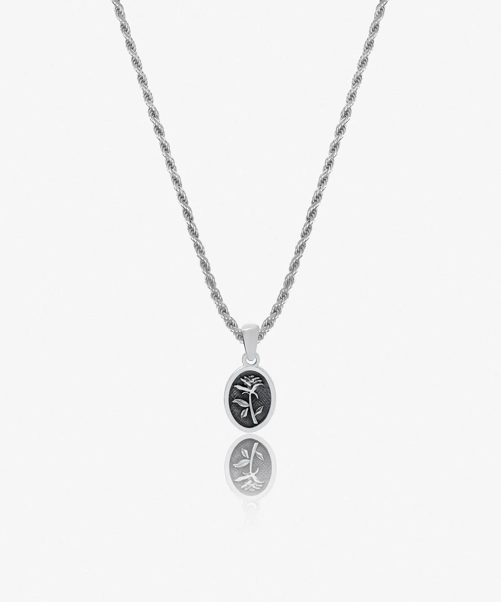 Collier Rope Rose | Argent sterling 925 & or 18 carats